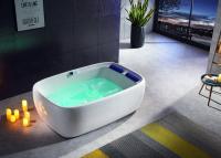 China European Style 2-Person Hot Tub with 1.0HP Massage System and LED Lighting - 1800x1200x610mm for sale
