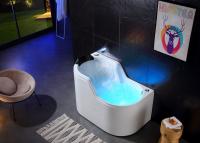 China Outdoor Spa Hot Tub with 180D Waterfall Neck Massage - 1310×755×870mm Dimensions, 1.0HP Jacuzzi System for sale