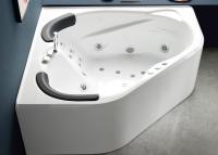 China 1500mm Diamond Hot Tub with 1.5HP Massage Pump and 16 Jets for 2-Person Spa Experience for sale