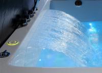 China Single Person Spa with Waterfall Feature - 1810x910x770mm Dimensions, 1.0HP Massage Pump and LED Jets for sale