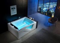 China 2-Person Outdoor Spa with Waterfall Feature - 1810×1310×755mm Dimensions, 1.5HP Massage Pump and LED Jets for sale
