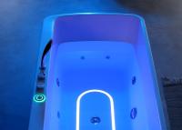 China Massage Bathtub with LED Bottom Light - 1700x780x590mm Dimensions, 1.0HP Pump for sale