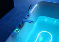China 1700×790×600mm Hot Tub Massage Bathtub with 1.0HP Pump and LED Bottom Light for sale