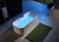 China 1700×790×600mm Hot Tub Massage Bathtub with 1.0HP Pump and LED Bottom Light for sale