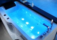China Spa Massage Bathtub with Waterfall Steps - 1820×900×670mm, 1.0HP Pump, 10 Jets, Optional 1.5KW Heater for sale