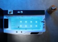 China Spa Massage Bathtub with Waterfall Steps - 1820×900×670mm, 1.0HP Pump, 10 Jets, Optional 1.5KW Heater for sale
