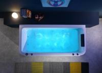 China 1700x800mm Massage Bathtub with 1.0HP Pump, 8 Jets and One-Piece Skirting Design for sale