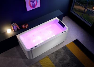China 1700x800mm Massage Bathtub with 1.0HP Pump, 8 Jets and One-Piece Skirting Design for sale