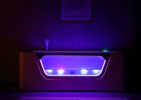 China Outdoor Spa Massage Bathtub 1700×800×650mm with 1.0HP Pump and Front LED Glass for sale