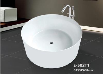China 1300mm Diameter Round Hot Tub with Slim Edge Design - 600mm Depth and 10-Year Color Guarantee for sale