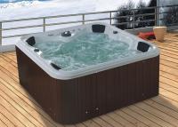 China Outdoor Spa for 4-6 People - 2120x2120x900mm with 3KW Heater and 700W Air Pump for sale