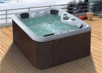 China 4-Person Outdoor Spa 2100x1800x900mm with 3KW Heater and 700W Air Pump for sale