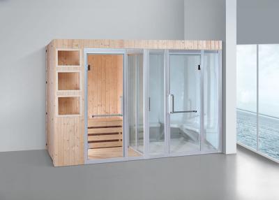 China 3000×1500×2100mm Commercial Sauna and Steam Room Suite for Hotels with Customization Options for sale