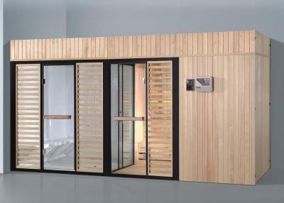 China 4000×1900×2150mm Commercial Sauna Steam Room Combo for Hotels with Customization Options for sale