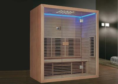 China 3 Person Infrared Sauna Room 2000x1200x2000mm with Bluetooth Music and Customization Options for sale