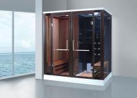 China Villa Sauna Steam Room Combination Unit 2000x1300x2200mm with 3KW Generator and Shower System for sale