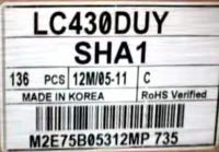 China Lg 43 Inch Tv Panel RGB Curved 1920X1080 12V LC430DUY-SHA1 for sale