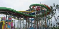 China Racing Speed Water Slide UV Resistant 18m Height For Young People for sale