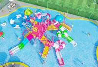 China Outdoor Candy Theme Spiral Water Slide House 700m2 For Children / Adults for sale