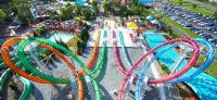 China Giant Loop Spiral Water Slide Corrosion Resistant 18 Meters For Teenagers for sale