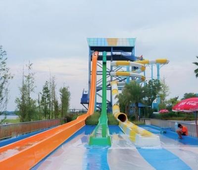 China Racing Water Park Water Slide 7-18M Height for sale