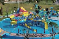 China Aqua Village Water Slide House Wear Resistant Customized For Adults for sale