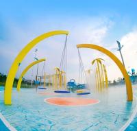 China Outdoor Water Park Swing 8m3/H Water Discharge UV Resistant for sale