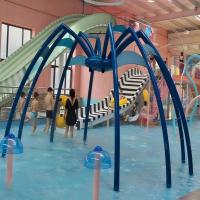 China Turbogun Theme Water Play Skit Spider Splashing Pad in Aqua Park for sale