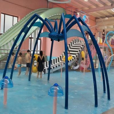 China Turbogun Theme Water Play Skit Spider Splashing Pad in Aqua Park for sale
