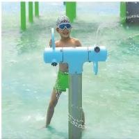 China Water Play Skit Two Man Nozzle Water Splash Pad in Aqua Park for sale