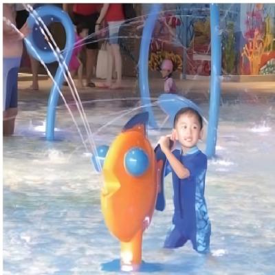 China Little Fish Dabbling Water Splash Pad 4m3/H Water Discharge in Water Park for sale