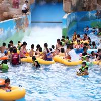 China Flash Flood Canyon Water Park Lazy River Aqua Park Water Column Spray for sale