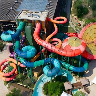 China Through Wall Combined Water Park Slides 13-19m for Super Family Fun for sale