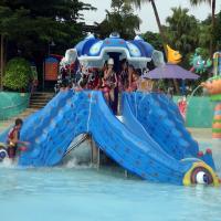 China Octopus Shape Water Play Slide Multi Channel For Aqua Park for sale