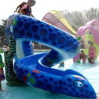 China Snake Rotating Swimming Pool Slide Corrosion Resistant For Aqua Park for sale
