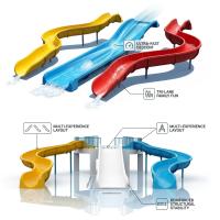 China Wave Water Slide 5M — Egyptian Sands Style Community Water Center for sale