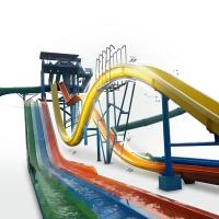 China 8M Ocean Wave Half-Pipe Water Park Water Slide for sale