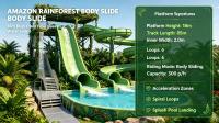 China Body Slide Water Slide 18M — Amazon Rainforest Style Cruise Ship Deck for sale