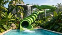 China Body Slide Water Slide 18M — Amazon Rainforest Style Cruise Ship Deck for sale