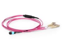 China 100% 3D Tested LC MPO MTP Patch Cord  8 Core 12 core 24 core 40g / 100g for sale