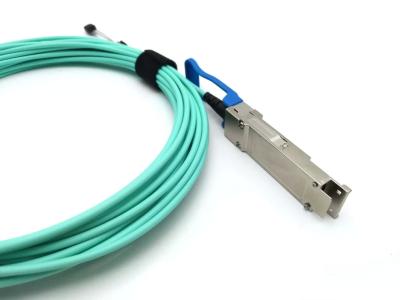China OM3 QSFP+ To QSFP + AOC Active Optical Cable 12.3 GHz for sale