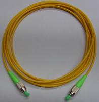 China 1, 2, 3 meter or customized Yellow color FC APC Fiber Optic Patch Cord with LSZH cable for sale
