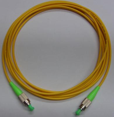 China 1, 2, 3 meter or customized Yellow color FC APC Fiber Optic Patch Cord with LSZH cable for sale
