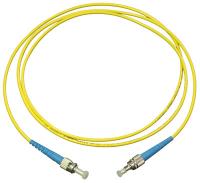 China 3.0mm cable diameter Low insertion loss, high return loss ST - FC Fiber Optic Patch Cord for sale