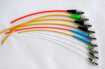 China Low insertion loss UPC FC Fiber Optic Pigtails support 10 Gigabit data transmitting rates for sale