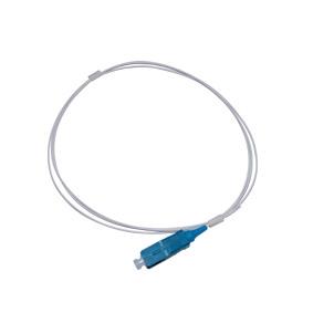 China 3.0mm diameter SC Fiber Optic Pigtails support 10 Gigabit data transmitting rates for sale