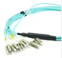 China OM3 Breakout 12 Core MPO MTP Patch Cord Multimode for sale