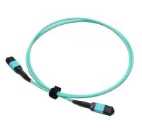China OM3 Elite Loss LSZH MPO MTP Patch Cord 850nm Multimode for sale