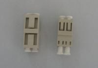 China Low insertion loss, high return loss Ceramic or Bronze Sleeve LC MM Fiber Optic Adapter for sale