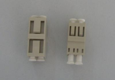 China Low insertion loss, high return loss Ceramic or Bronze Sleeve LC MM Fiber Optic Adapter for sale